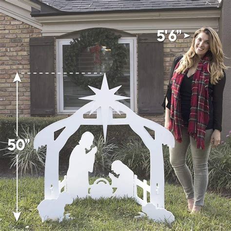 Christmas Yard Decorations 2 Piece Large Kneeling Santa Yard Sign Set