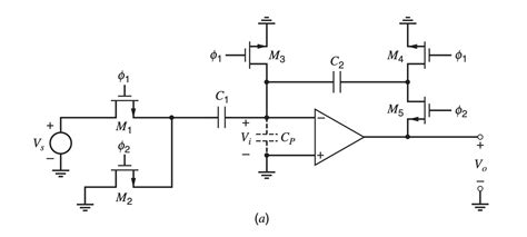 Solved 68 In The Switched Capacitor Amplifier Of Fig 69a
