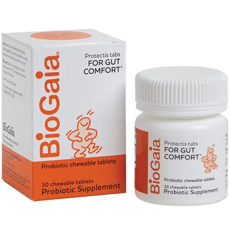 Biogaia Protectis Tabs For Gut Comfort 30 Chewable Tablets Everidis Health Sciences