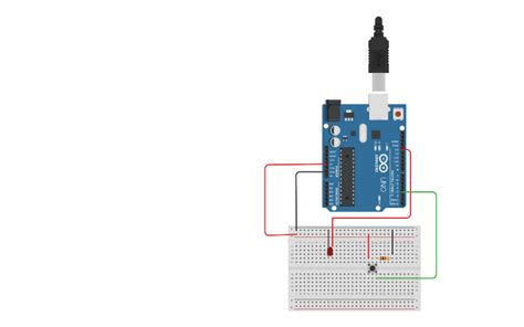 Circuit Design Led With Pushbutton Tinkercad