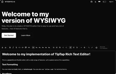 Another Wysiwyg Editor Biting The Bullet And Implementing Tiptap By