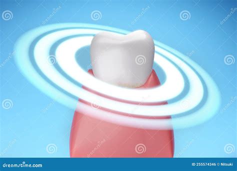 Fluoride Protect Healthy Gum And Healthy Teeth Stock Illustration