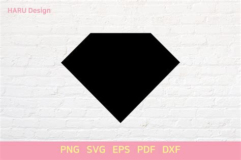 Diamond Shape Illustration Par Harudesign · Creative Fabrica