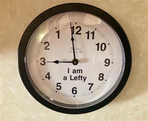 my left handed clock r mildlyinteresting