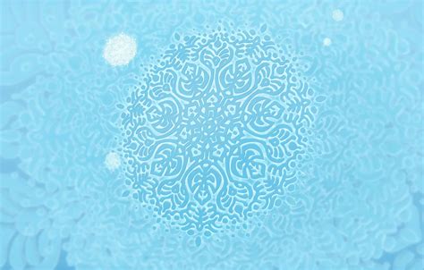 Wallpaper Pattern Snow Abstraction Snowflakes Blender3d Blender Render 3dartwork