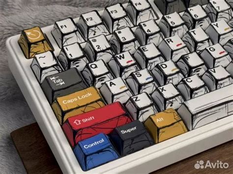 Pbt Кейкапы для механической клавиатуры Комикс купить в Москве с доставкой Электроника Авито