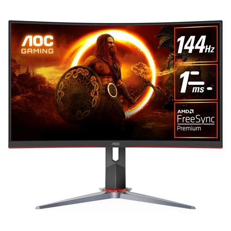 AOC In QHD VA Hz Curved FreeSync Gaming Monitor CQ G Msy Com Au