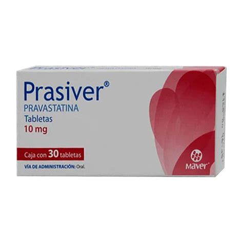Prasiver Pravastatina 10 Mg 30 Tabletas Farmacias Klyns