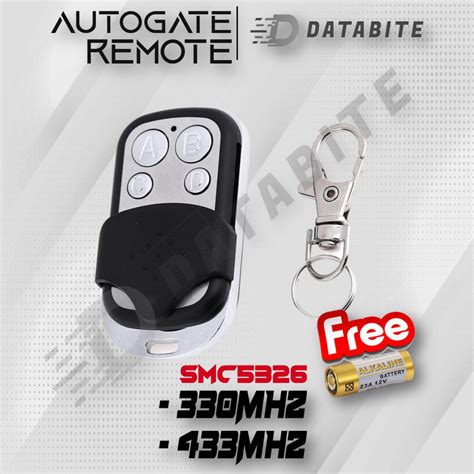 Autogate Remote Dial Code Type Smc5326 330mhz 433mhz Autogate