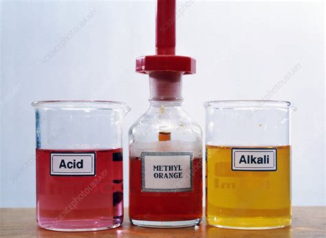 Methyl Orange Indicator Stock Image A500 0259 Science Photo Library