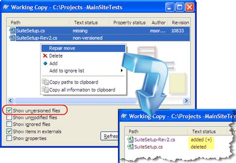 Tortoisesvn And Subversion Cookbook Part 2 File Operations And Subversion Filtering Simple Talk