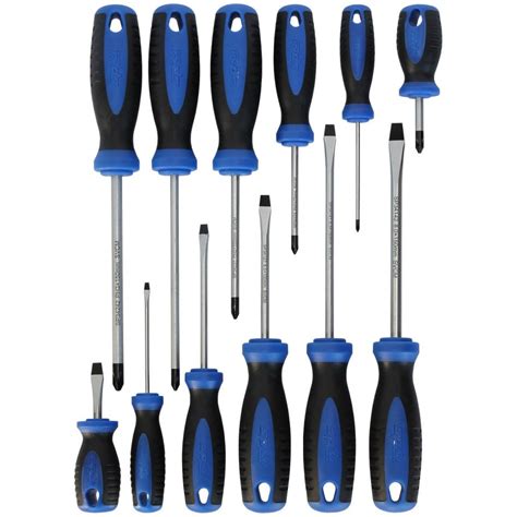 Screwdriverset Phillipsslotted 12 Pieces