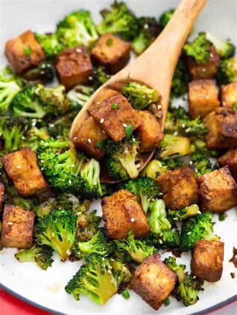 Broccoli Tofu Stir Fry Little Bit Recipes