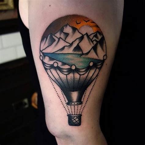 Hot Air Balloon Tattoo Meaning