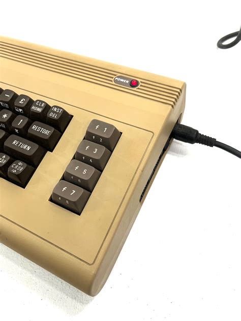 Commodore Keyboard Vintage Console Computer System With Cords Etsy