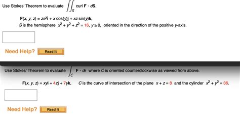Solved Use Stokes Theorem To Evaluate Slo Curl F Ds F X Chegg