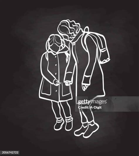 Black Mother Daughter Talk High Res Vector Graphics Getty Images