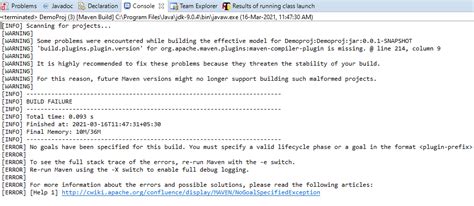 How To Resolve No Goal Specified Exception