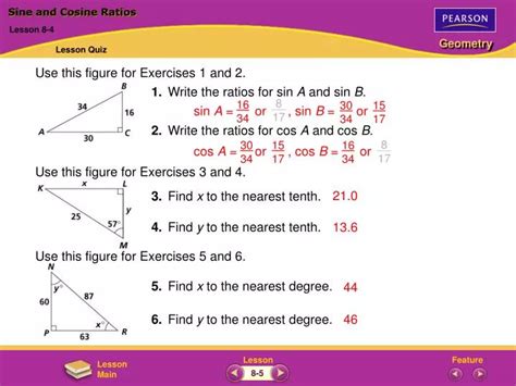 PPT Sine And Cosine Ratios PowerPoint Presentation Free Download ID 4013712