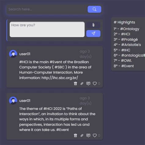 Feed Ui Adapted For Dark Mode And Large Font Size Download Scientific Diagram
