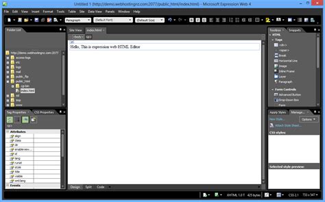 Webhostingnz How Do I Edit My Site In Expression Web