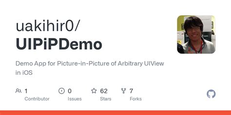 Github Uakihir0uipipdemo Demo App For Picture In Picture Of Arbitrary Uiview In Ios