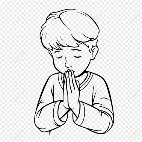 Lovepik صورة Eps 380526999 Id الرسومات بحث صور صبي يصلي تلوين الصفحة التوضيح النواقل الخطوط