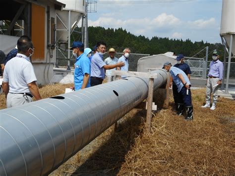 清川町自治委員による企業視察研修会 豊後大野市
