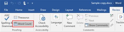 3 Quick Ways To Count The Number Of Words In A Word Document