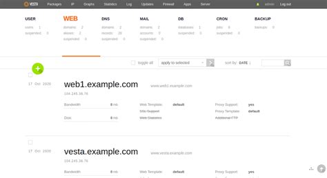 How To Install VestaCP Control Panel On Debian Atlantic Net