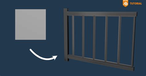 Artstation How To Make A Modular Metal Fence Using The Wireframe