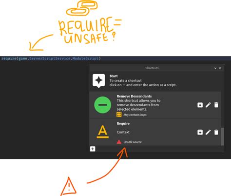 Shortcuts Creating And Saving Internal Script Commands Plugin
