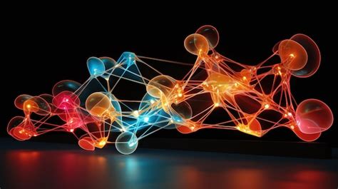 Premium Photo Molecular Structure