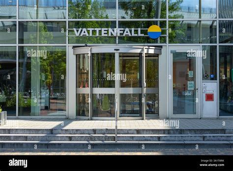 Vattenfall Logo Sign At The Office Entrance Vattenfall Is An Energy