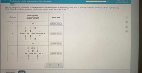[solved] Rank The Elements In Decreasing Order Of Their Boi