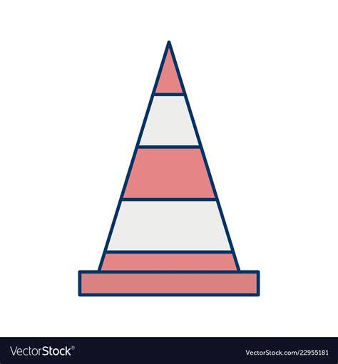 Cone Icon Royalty Free Vector Image Vectorstock