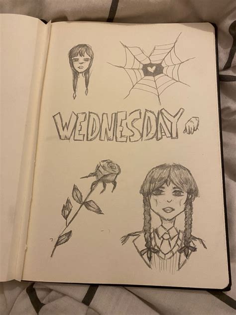 Wednesday Dessin Simple Tutoriels Pour Le Dessin Au Crayon Dessin