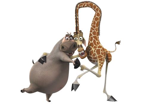 Madagascar 3 Melman Y Gloria