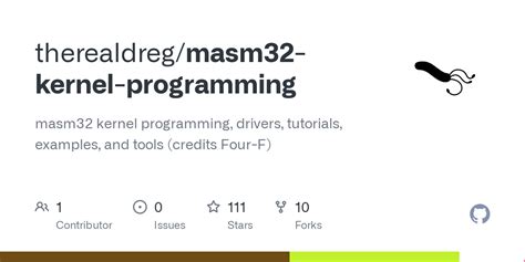 Github Therealdreg Masm Kernel Programming Masm Kernel