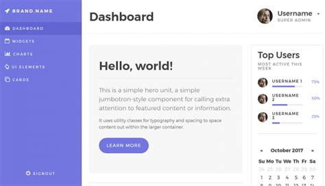 Best Free Bootstrap Admin Dashboard Templates