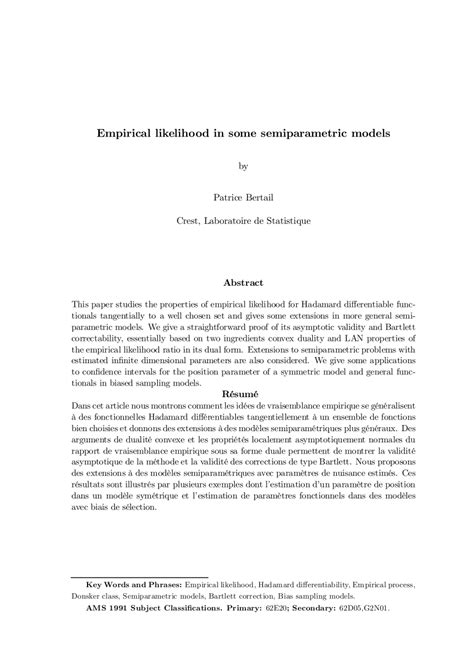 pdf empirical likelihood in some semiparametric models