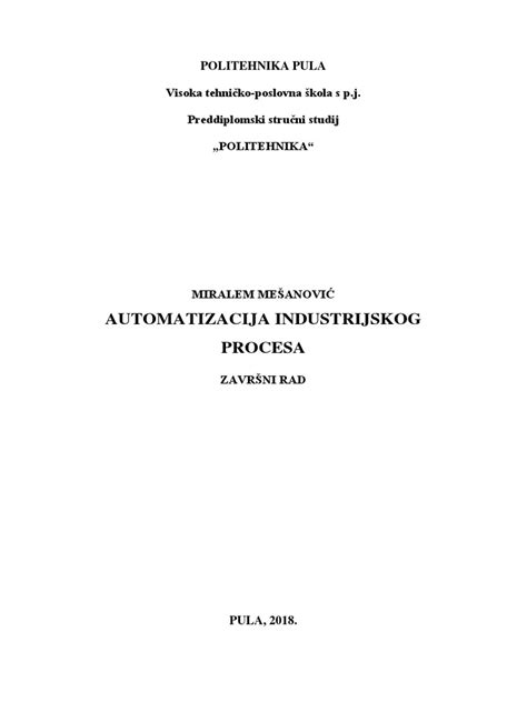 Automatizacija Ind Procesa Pdf