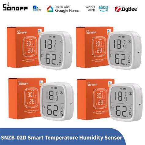 SONOFF SNZB D Zigbee Smart Temperature Humidity Sensor Melhor Magazine