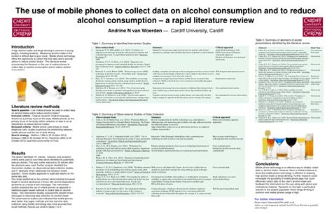 Pdf The Use Of Mobile Phones To Collect Data On Alcohol Consumption And To Reduce Alcohol