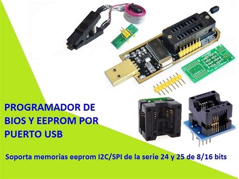 Programador Eeprom Usb 3 Adaptadores S 85 00 En Mercado Libre
