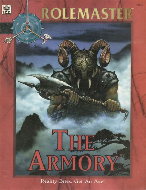Rolemaster The Armory 5813 Ice Rpg Book