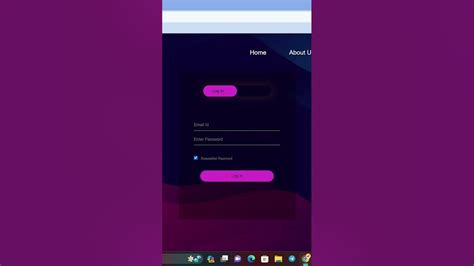 How To Make A Website With Login And Register Form Html Cssandjavascript With Source Code