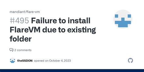 Failure To Install FlareVM Due To Existing Folder Issue Mandiant Flare Vm GitHub