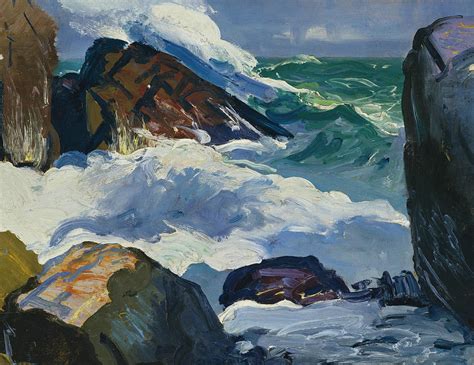Sunlit Surf Painting By George Bellows Fine Art America