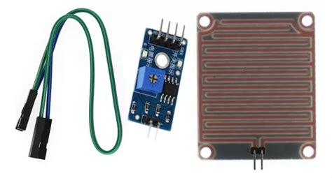 sensor chuva liquido pingos agua cabo dupont para arduino